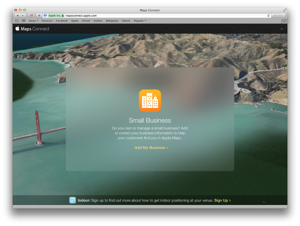 Brand Positioning on Apple Maps Connect