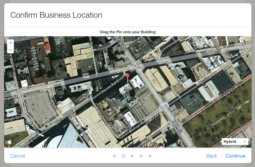 Brand Positioning on Apple Maps Connect